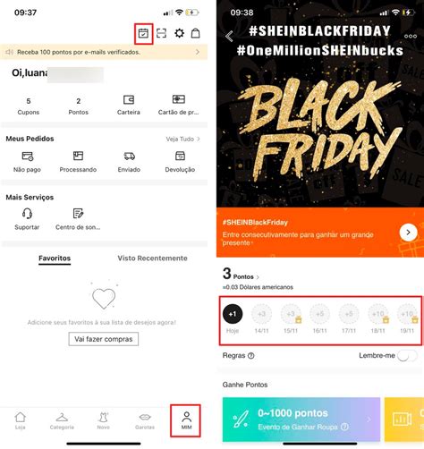 Como ganhar pontos na Shein Veja quais atividades do app dão recompensas