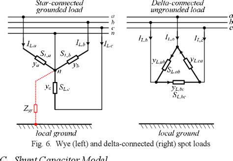 figure 1 from three phase unbalanced load flow tool for distribution networks semantic scholar
