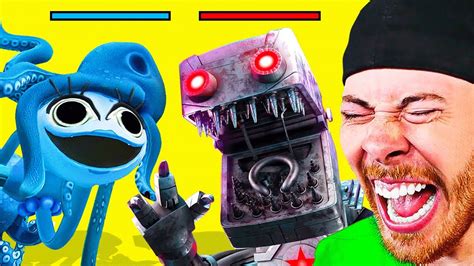 Octopus Mommy Long Legs Vs Robot Boxy Boo Poppy Playtime Animation