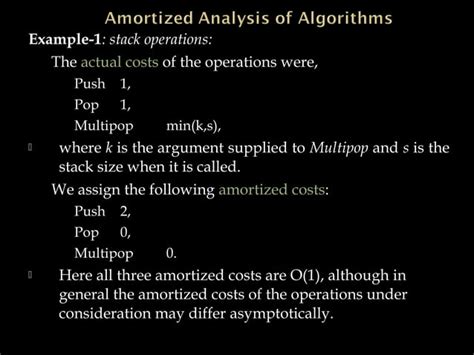 amortized analysis of algorithms