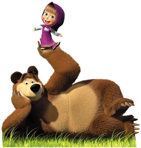 Mamá Decoradora Masha y el Oso PNG descarga gratis Bear illustration