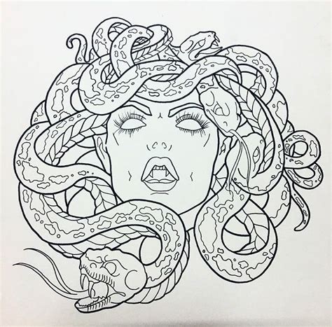 Drawing Medusas Head Step By Step Step By Step Drawing Guide By Dawn