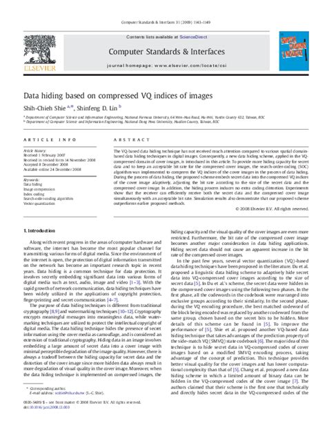 pdf data hiding based on compressed vq indices of images shinfeng lin