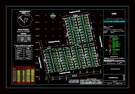 Lotificacion DWG Block For AutoCAD Designs CAD