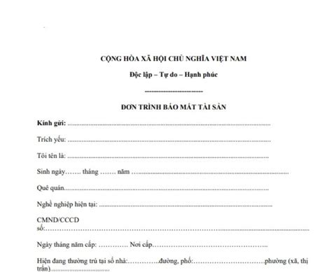 Mẫu Đơn Xin Xác Nhận Mất Xe Hướng Dẫn Điền Và Nộp Trung Tâm Đào Tạo