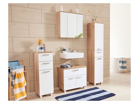LIVARNO home Badmöbel Set Palermo 4 teilig LIDL