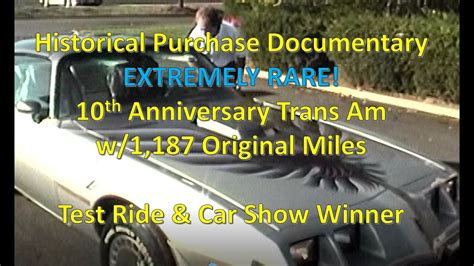 YT S World 1979 Pontiac 10th Anniversary Trans AM Documentary