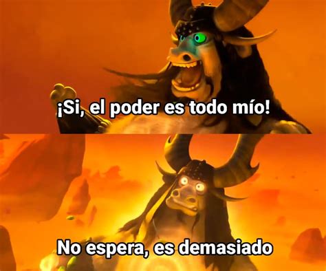 El poder es todo mío Kung Fu panda Plantilla