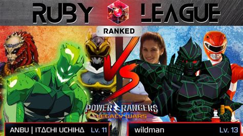 Power Rangers Legacy Wars Ranked Ruby League Battle Psycho Green Vs