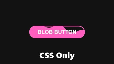 Create Blob Hover Button Using FlexBox HTML And CSS How To Make Blob