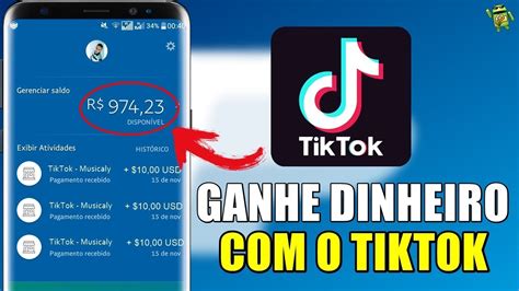 COMO GANHAR DINHEIRO O TIK TOK YouTube