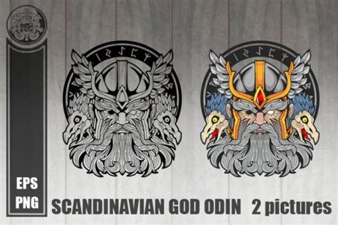 Scandinavian God Odin Graphic By YMFargon Creative Fabrica