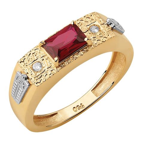 Anel De Formatura Direito Feminino E Masculino Rubi Af Z