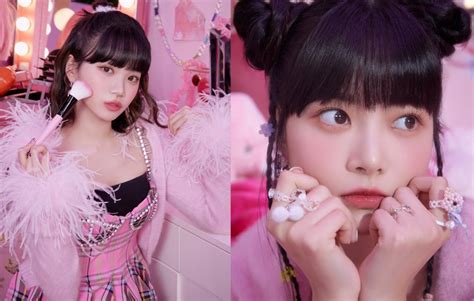Le Sserafim Members Are Showered With Pink In Teasers For Japanese