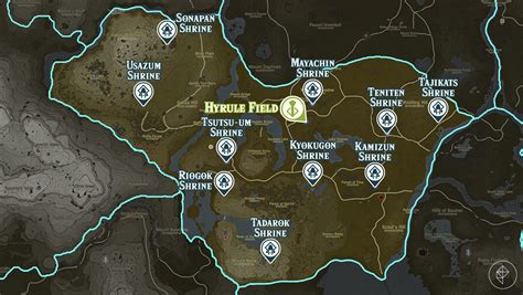 Shrine Map And Locations For Zelda Tears Of The Kingdom Polygon