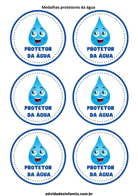 Atividades para o Dia da Água Atividades Infantis