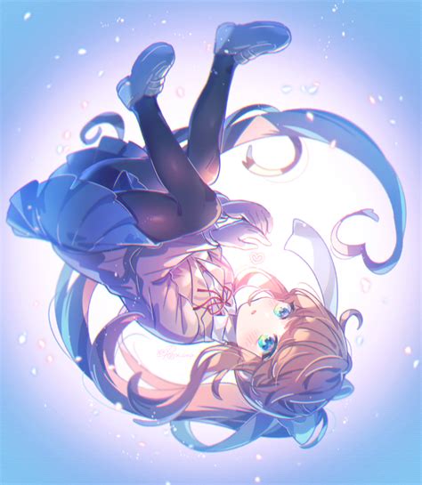 Monika Doki Doki Literature Club Drawn By Aicedrop Danbooru