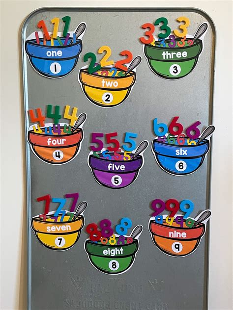 Cookie Jar Number Matching Free Printable Artofit