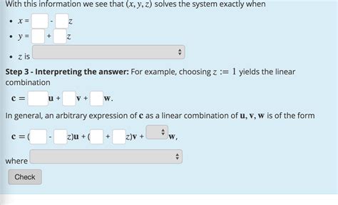 solved find all possible ways of expressing the vector
