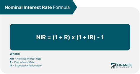 nominal interest rates definition calculation and example