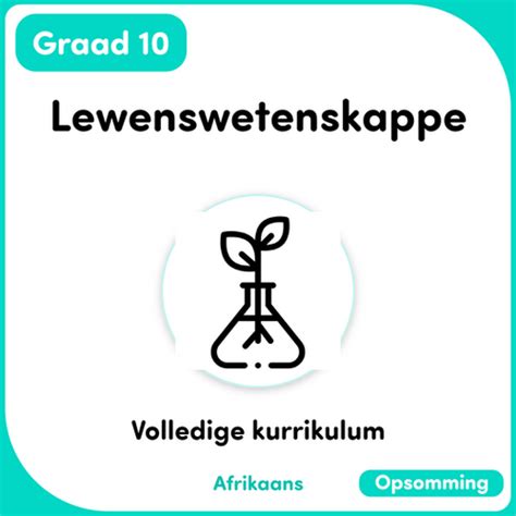 Gr 10 Lewenswetenskappe Afrikaans Testpapers