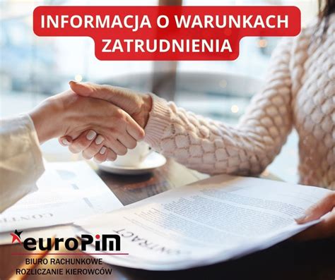 Informacja O Warunkach Zatrudnienia 2023