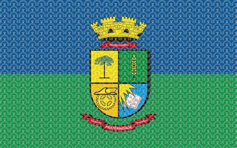 Brasão e Bandeira do Município de Passo Fundo RS mbi br