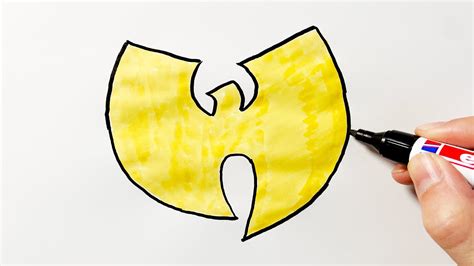 How To Draw The Wu Tang Clan Logo Youtube