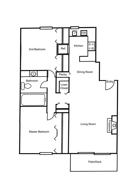 Floor Plan Easy Drawing