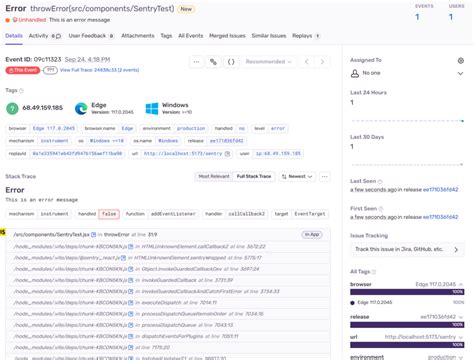 Sentry For Web Application Monitoring Setup Code And Create