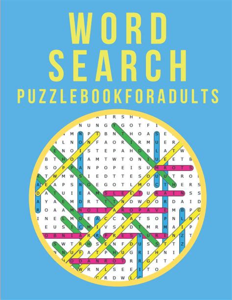 Buy Word Search Puzzle Book For Adults Word Search Large Print