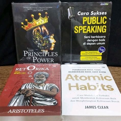 Jual Paket 4 Buku The Principles Of Power Retorika Cara Sukses Public