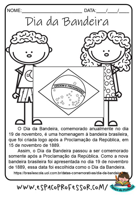 Atividades Dia Da Bandeira Para Imprimir