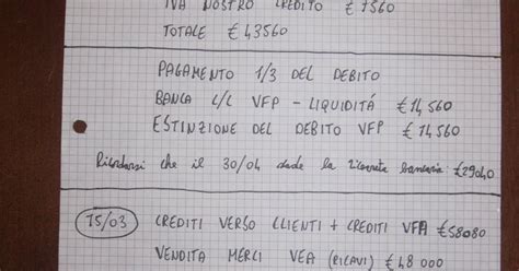 Vita Da Scolaro Esercizi Sulla Partita Doppia
