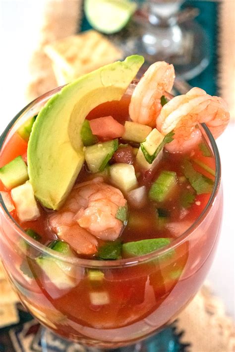 Cóctel de Camarones Mexican Shrimp Cocktail Kitchen Gidget