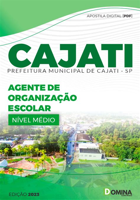 Apostila Pref Cajati Sp Agente De Organiza O Escolar