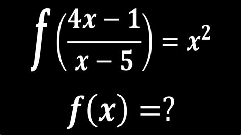 how to solve a functional equation the easy way youtube