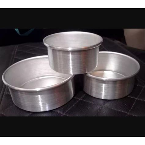 Jual Loyang Bulat Mini Set Isi Ukuran Cm Cm Cm Cetakan Kue