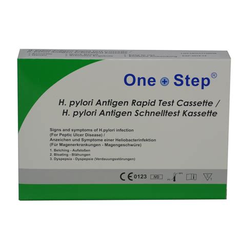 Stomach Ulcer Test Helicobacter H Pylori Faecal Kit One Step 1 Test