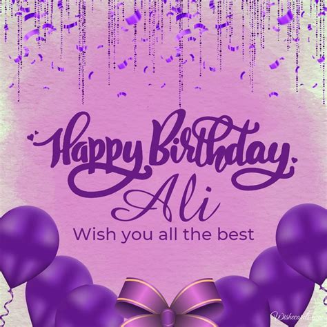 Happy Birthday Ali Images And Funny Cards