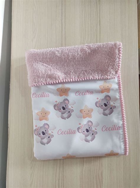 Manta Bebê Personalizada Coala Elo7 Produtos Especiais