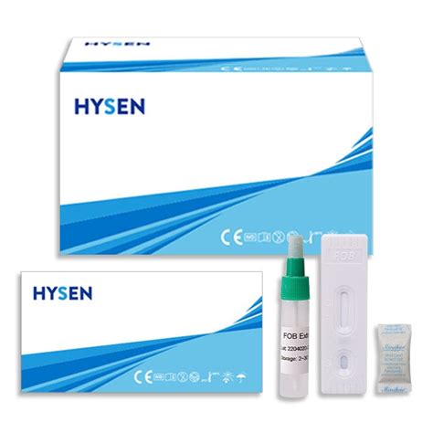 Teste rápido de sangue oculto nas fezes FOB HYSEN HANGZHOU BIOTECH
