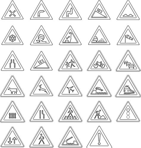 Señales de tráfico para colorear PEPE LT