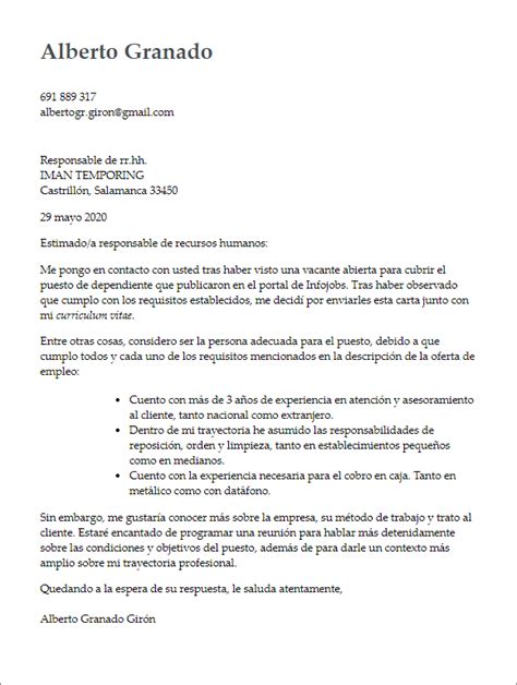 12 Plantillas de Carta de Presentación en Word Gratis