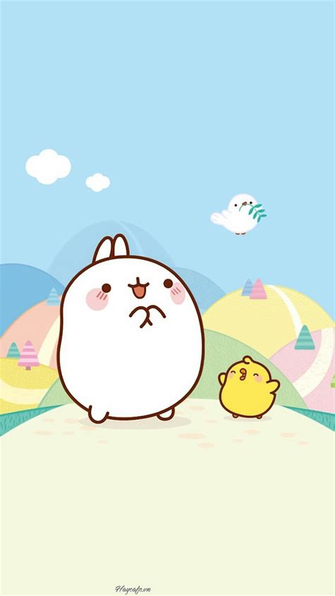 Những bức tranh hình nền cute cho điện thoại đẹp mắt cho màn hình điện