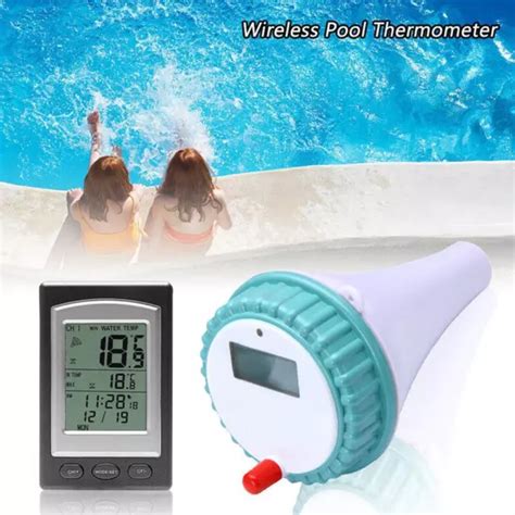 KIT JAUGE TEMPÉRATURE d eau thermomètre piscine flottant numérique sans