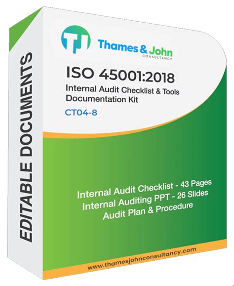 ISO 45001 2018 Gap Analysis Checklist For OHSMS Tj Consultancy