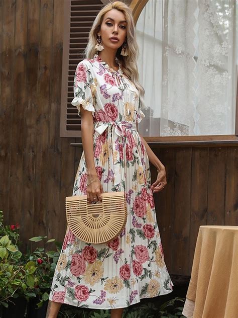 Robe Longue Été Fleurie Reine Fleurie