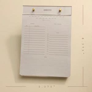 Acrylic To Do List Notepad Notepad For Desk Daily Planning Office