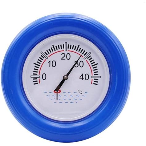 Thermomètre de Piscine Flottant Grande échelle avec Ficelle pour